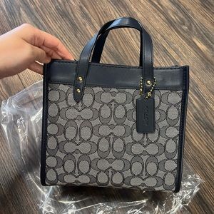 Coach | Bags | Field Tote 22 In Signature Jacquard | Poshmark